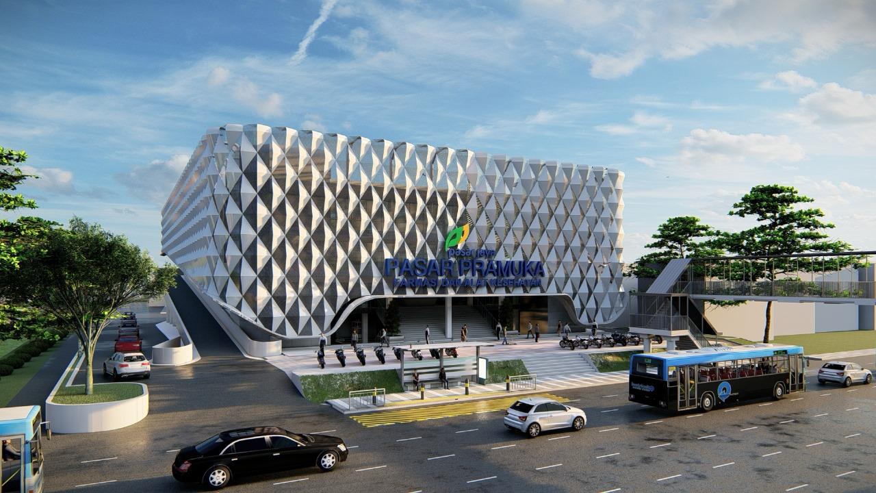 Perumda Pasar Jaya Revitalisasi Pasar Pramuka - idnews.co.id